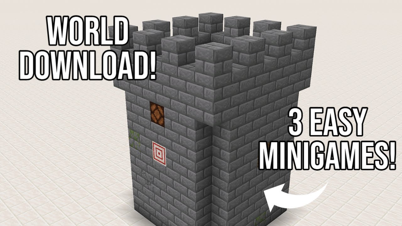3 EASY Minecraft Minigames | Java Edition 1.17 - YouTube