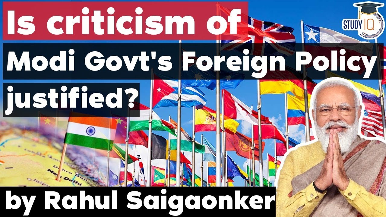 Foreign Policy of India under Modi Government - International Relations ...