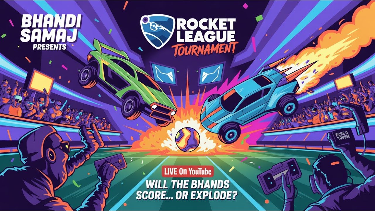 THE BEST ROCKET LEAGUE EVENT YOU WILL EVER WITNESS | BHANDI RL TOURNEY ...