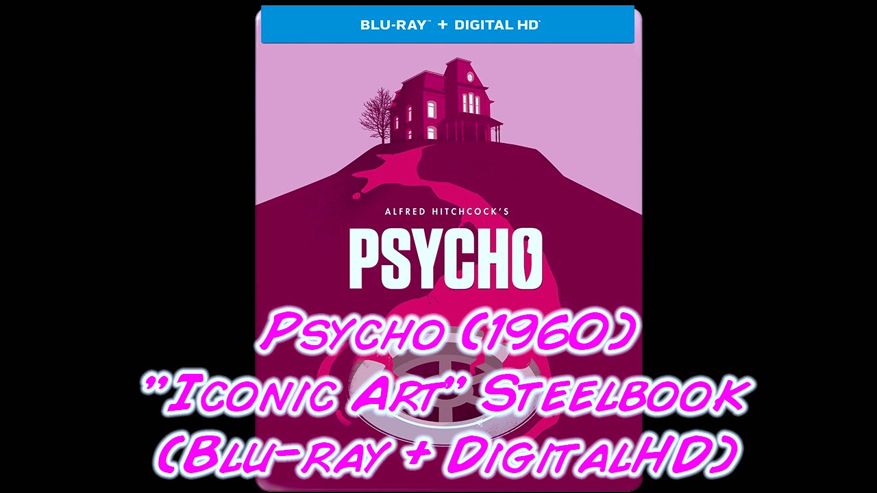 Psycho (1960) - "Iconic Art" Blu-ray Steelbook (Blu-ray + DigitalHD ...