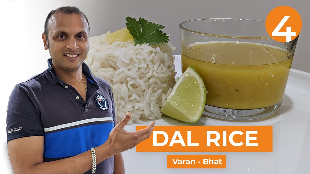 Learn to Cook-Basics #4 Dal & Rice (Varan Bhat Recipe)|How to Cook Rice ...