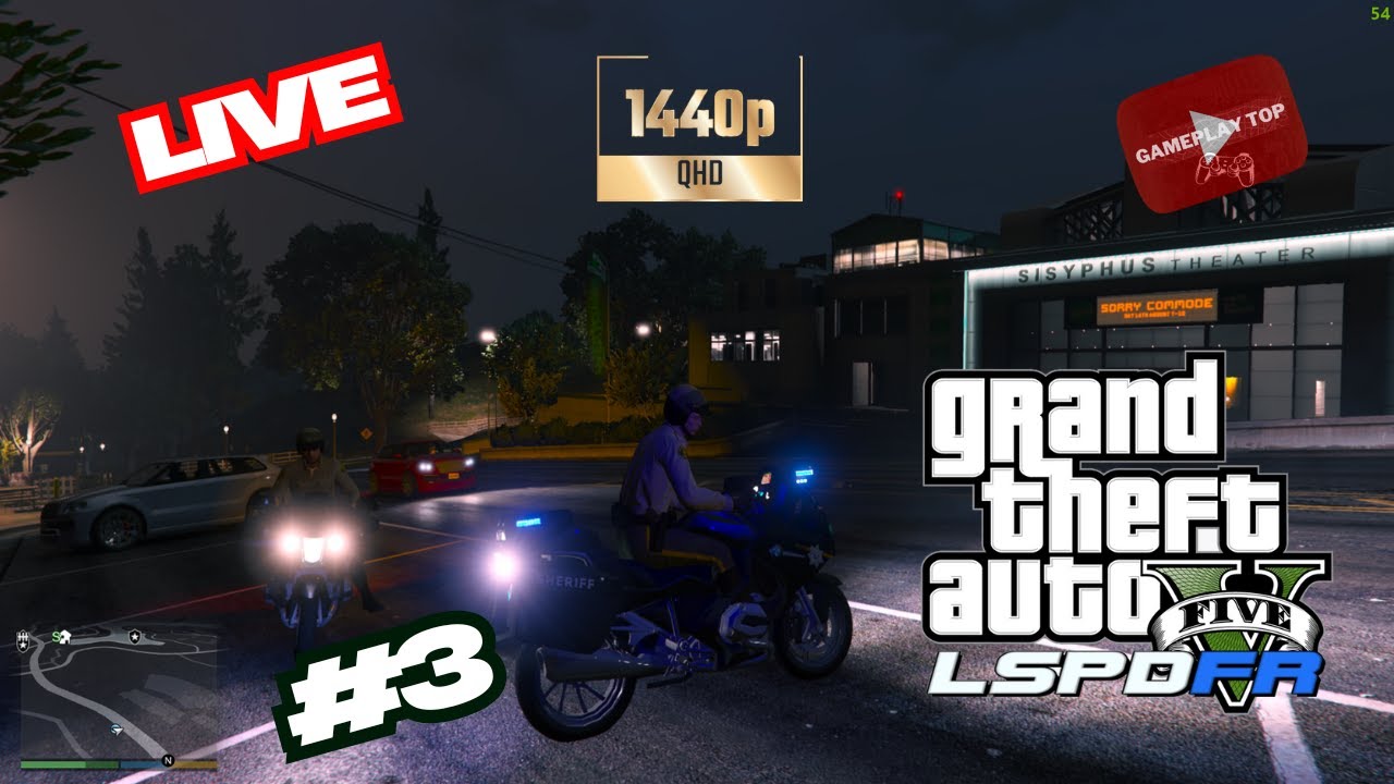 GTA 5 MOD LSPDFR Motorcycle City Patrol! Bora - YouTube