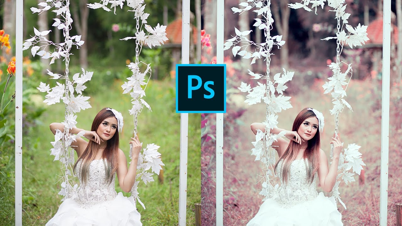 Soft Warm Color Effect | Photoshop Tutorial Color Grading - YouTube