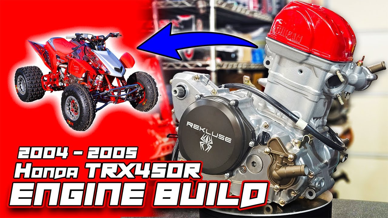 How to Build a Honda TRX450R Engine | 2004 - 2005 Full Build Step by ...