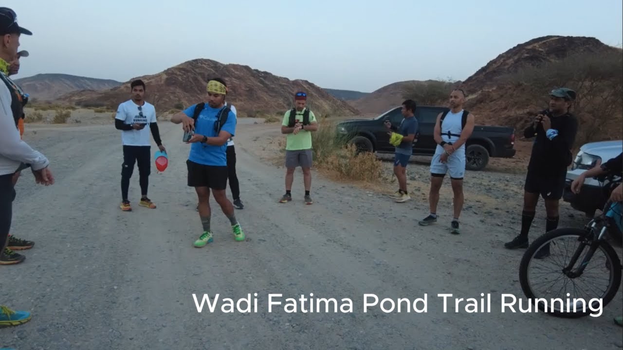 Trail Running - Wadi Fatima with Pond - YouTube