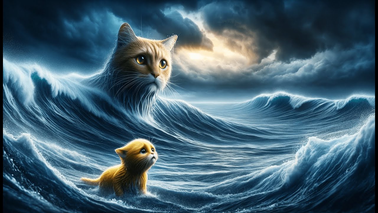 Cat Is Drowning part4 🆘 😿 #cat #cutecat #catvideos - YouTube