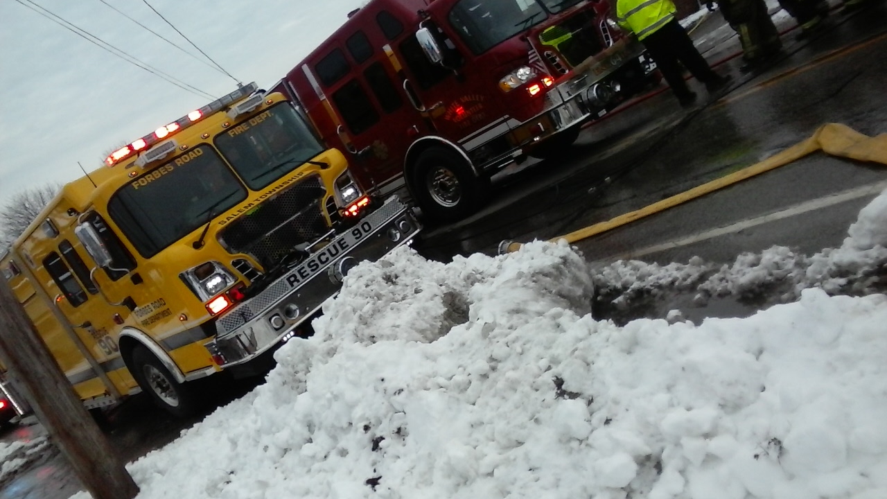 Fire At Delmont, PA Apartment Building(Part 2) - YouTube
