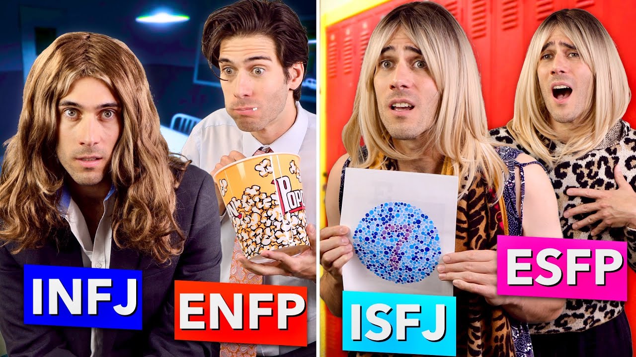 16 Personalities Interacting With Their Shadow Type - YouTube