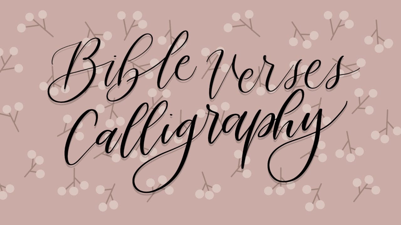 🔴 LIVE: Bible Verse Calligraphy - YouTube