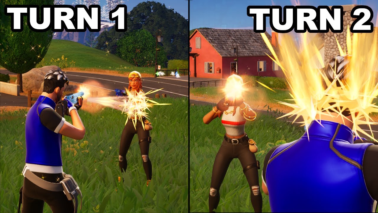 Fortnite, but TURN BASED Fighting... - YouTube