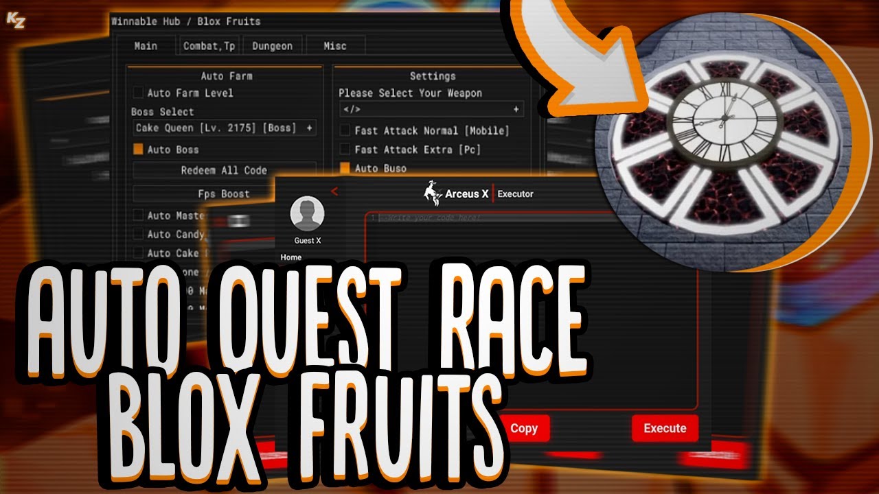 [🔥RACE V4] Script Blox Fruits - Update Auto Quest Race V4!! (Mobile ...