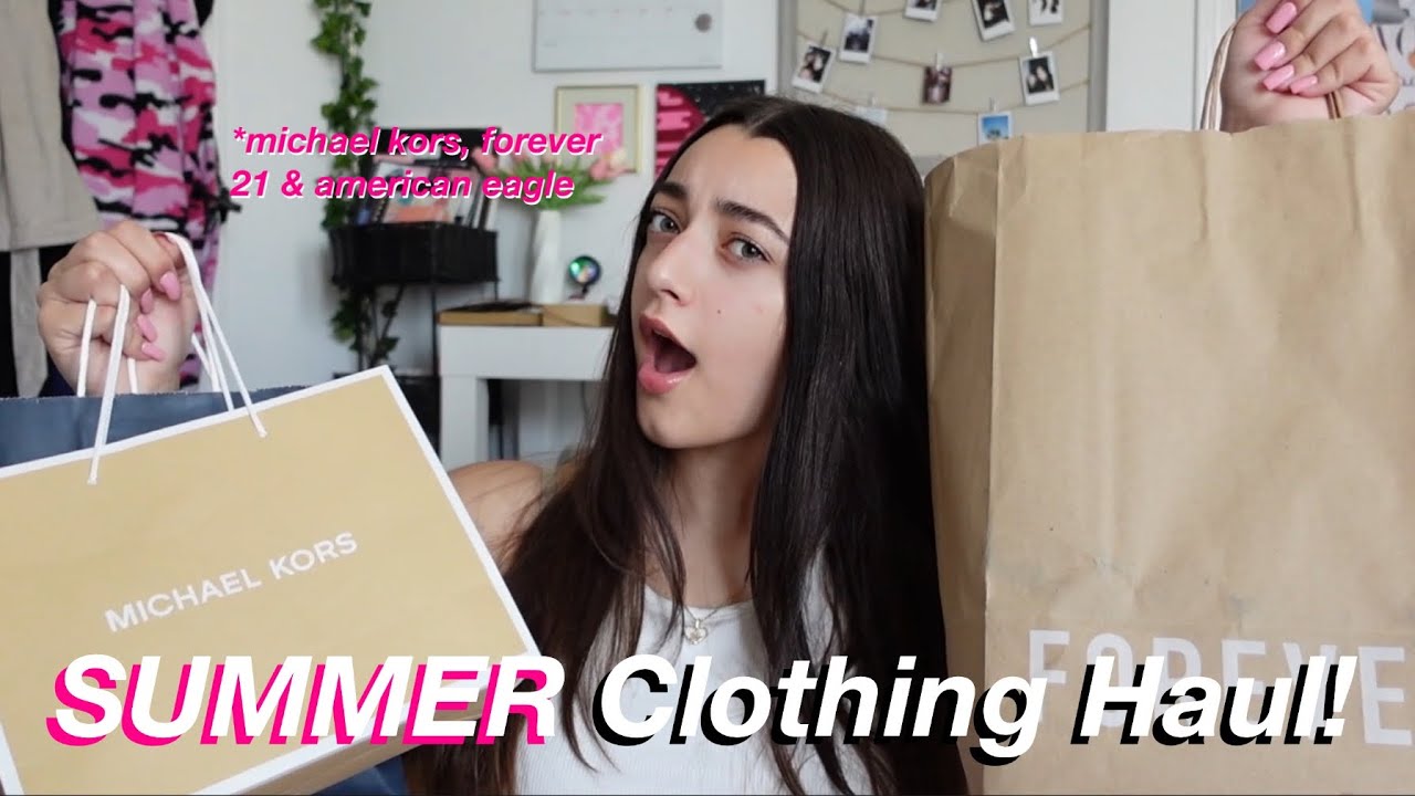SUMMER 2023 TRY-ON HAUL | Mini Summer Clothing Haul - YouTube