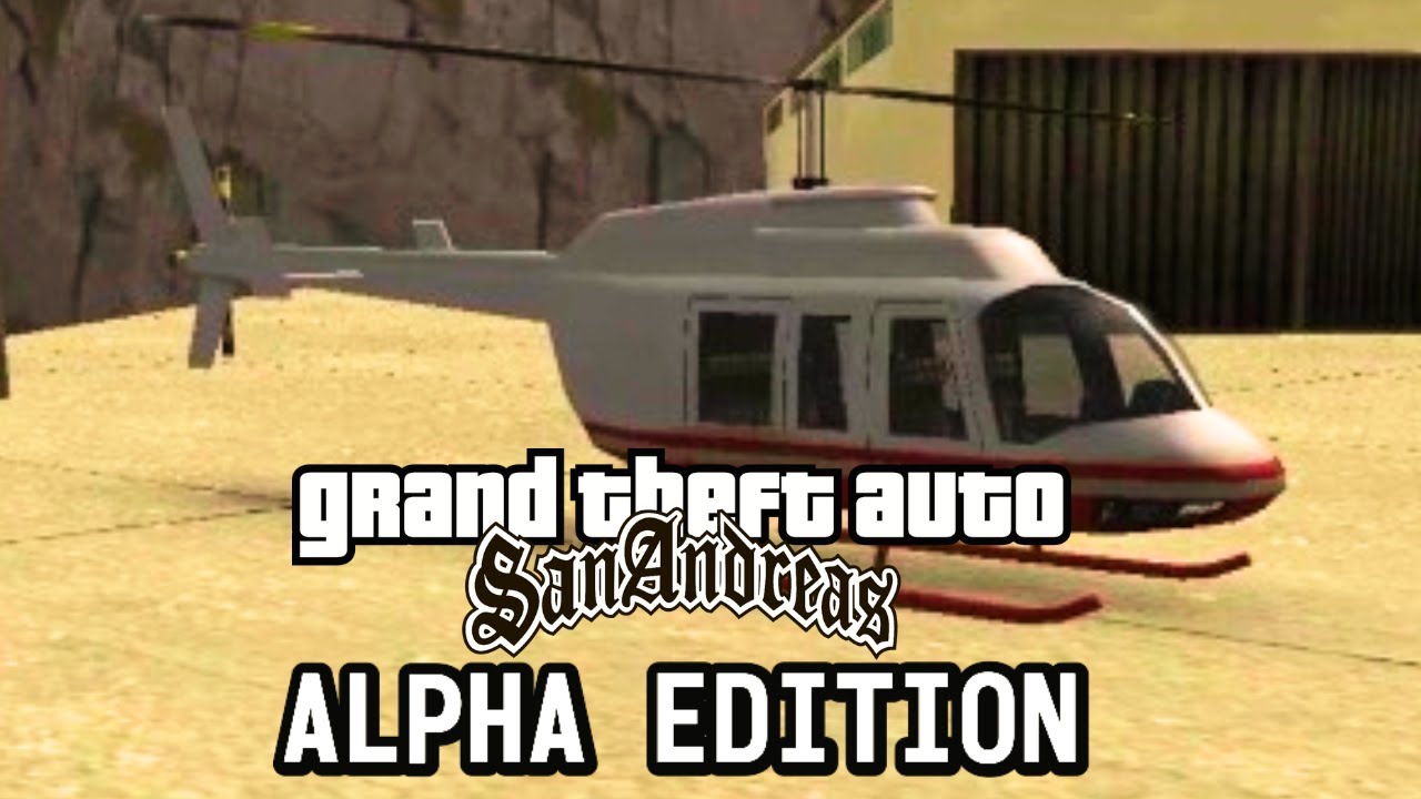 GTA San Andreas Alpha Edition Mission Photo Opportunity - YouTube
