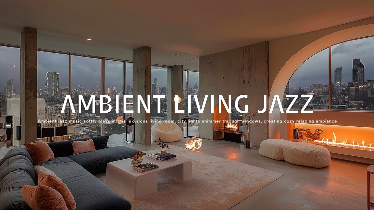 Ambient Jazz Music for Luxurious and Cozy Living Room Relaxation and ...