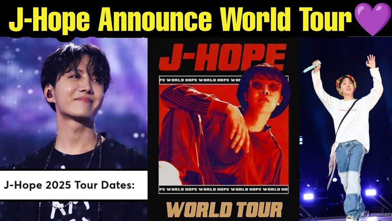 Today J-Hope Announced World Tour 🇮🇳 BTS J-Hope USA Solo Concert World ...