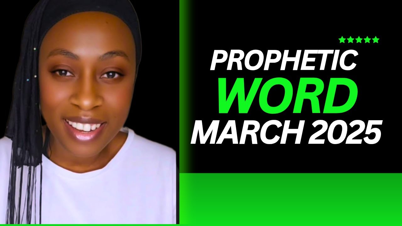 It's starting and ending this March, the outpouring of His Glory ...