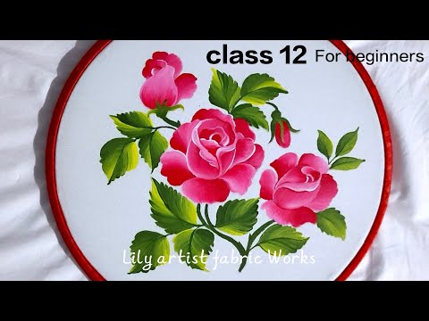 Learn How to Paint Roses on Clothes Like a Pro with this Easy Step-By-Step Course!