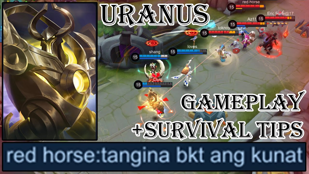 Uranus gameplay and survival tips. [ML Mobile Legends] - YouTube