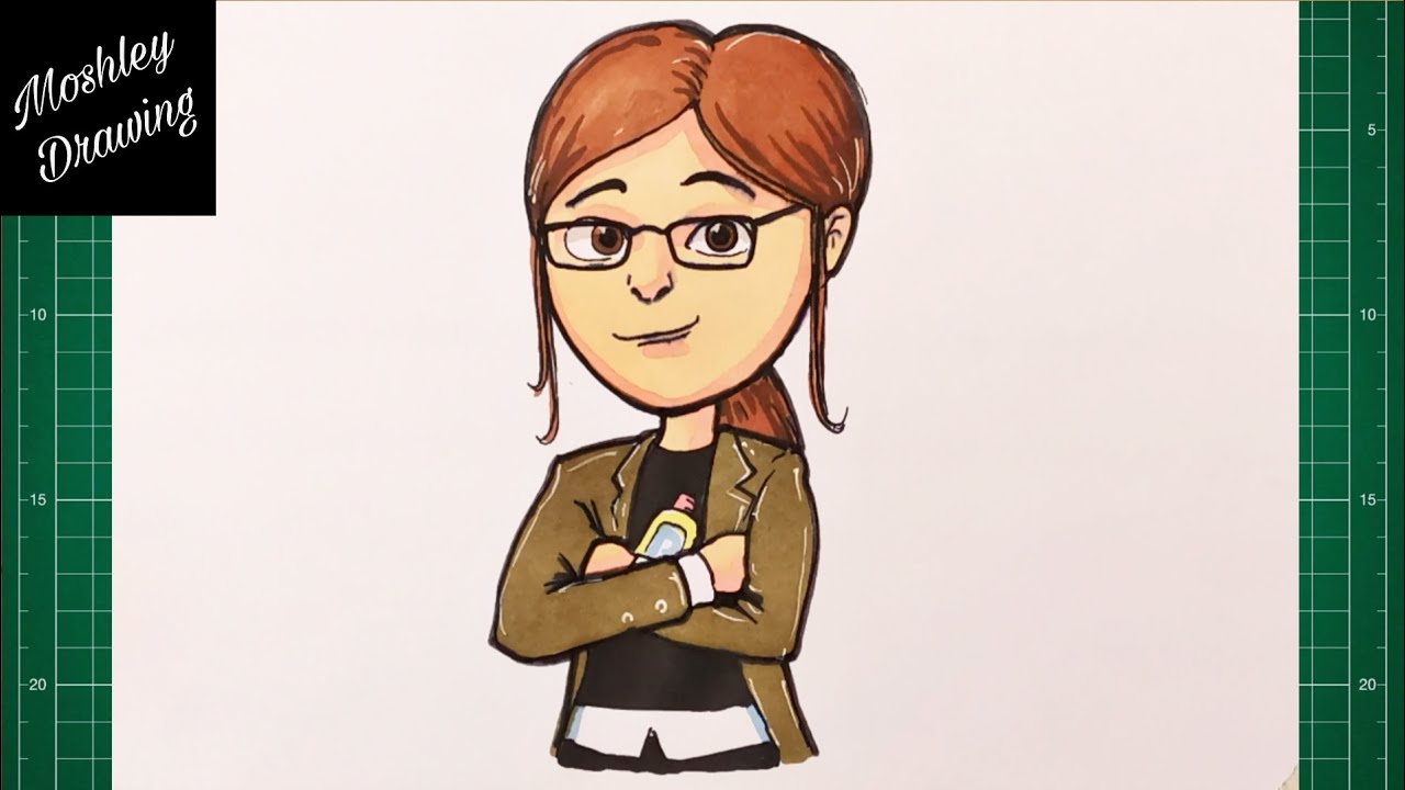 How to Draw Margo from Despicable Me - YouTube
