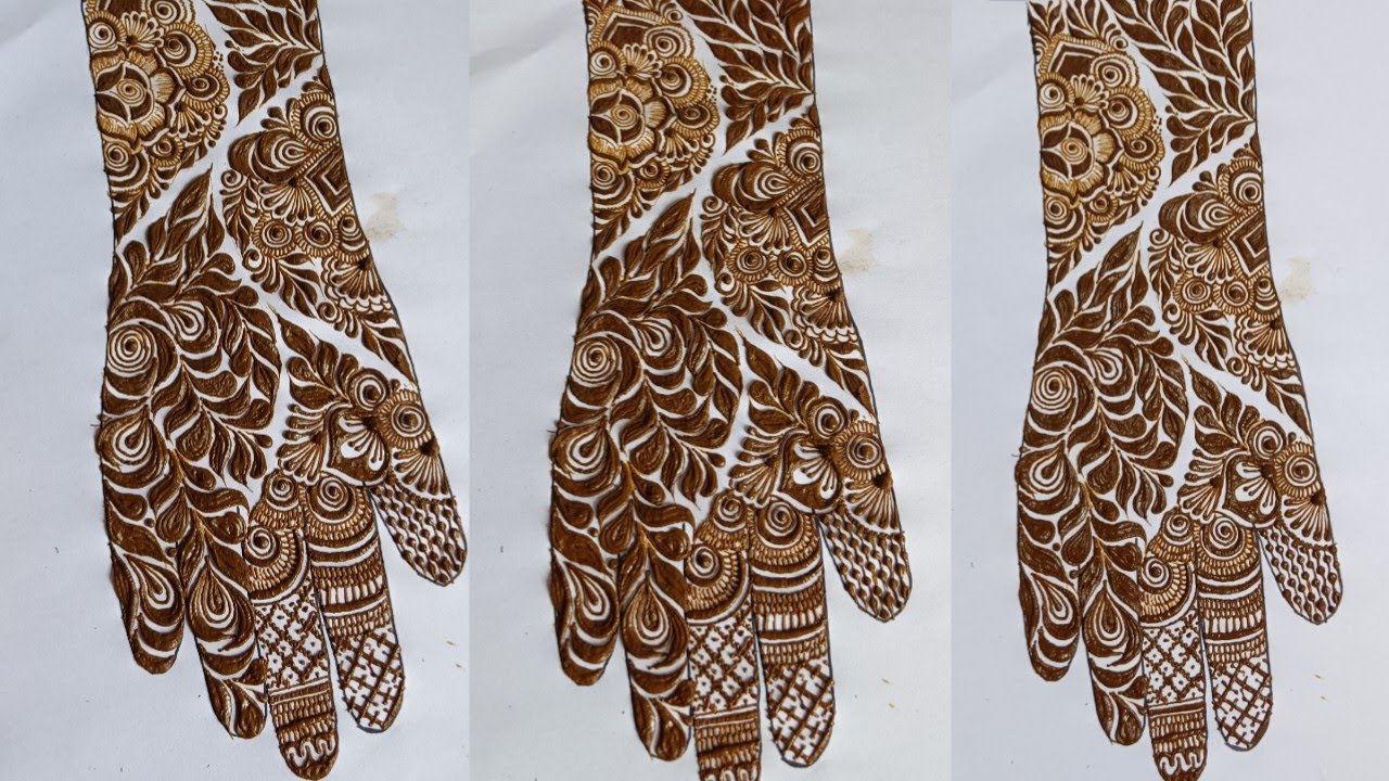 Beautiful Letest Unique Cutwork mehndi designs|| Mehndi designs Mehndi ...