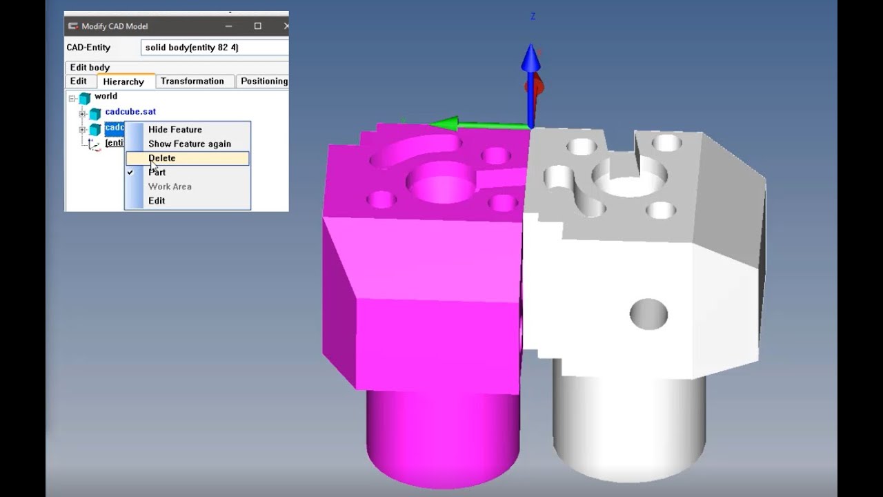 Calypso Des ensamblar Modelo CAD - YouTube
