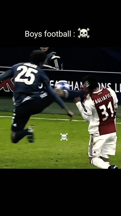 Girl's football Vs Boys football ☠️ # football #shorts - YouTube