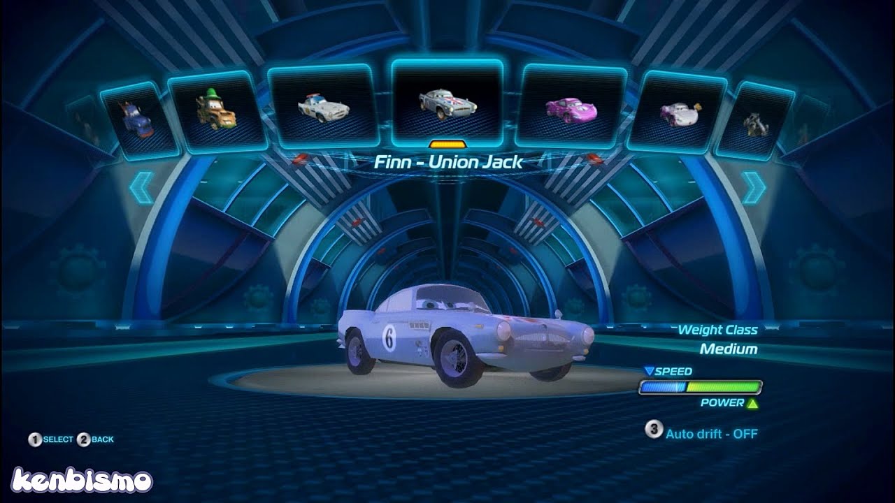 Finn McMissile Union Jack race at Mountain Run, Cars 2 The Video Game ...