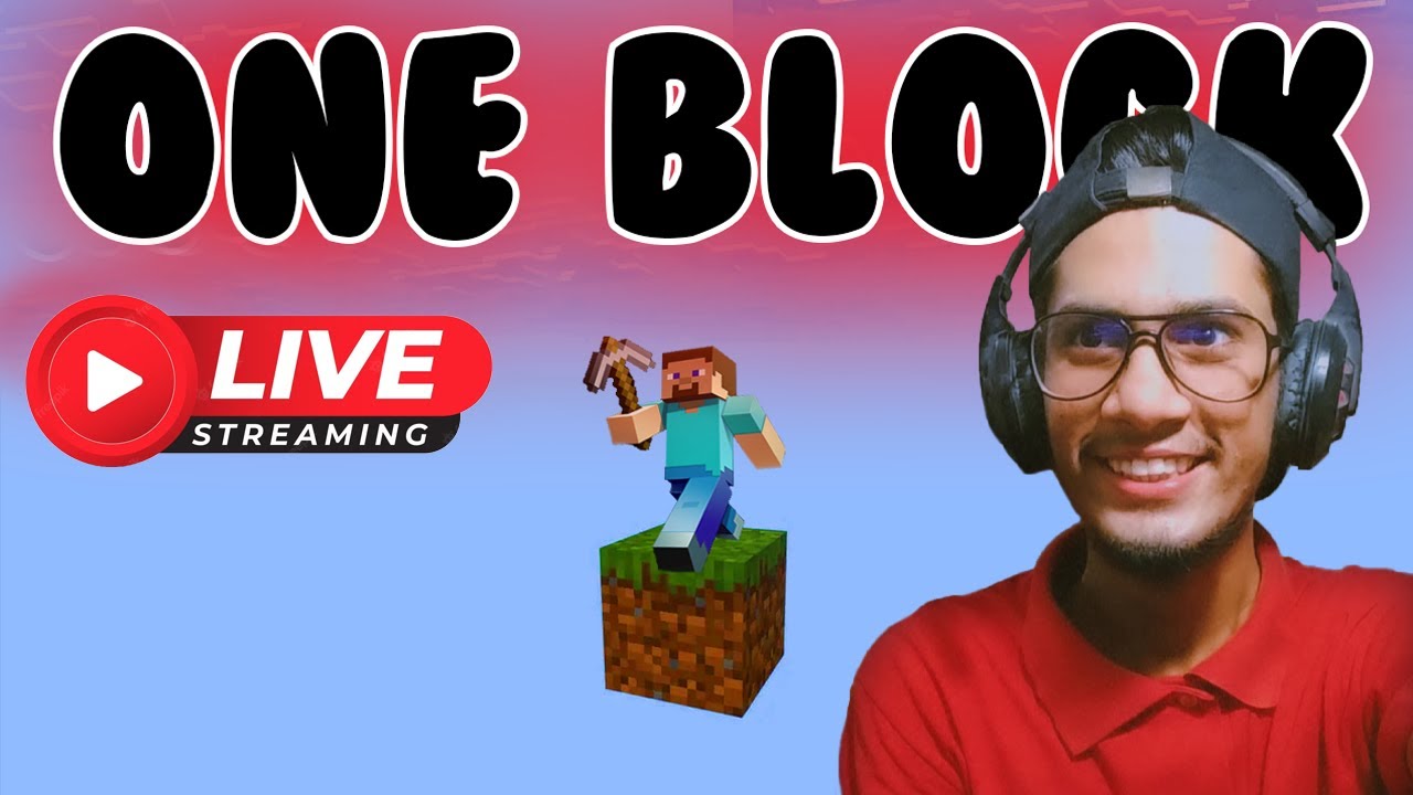One Block In Minecraft | Live stream | Msk Fun - YouTube