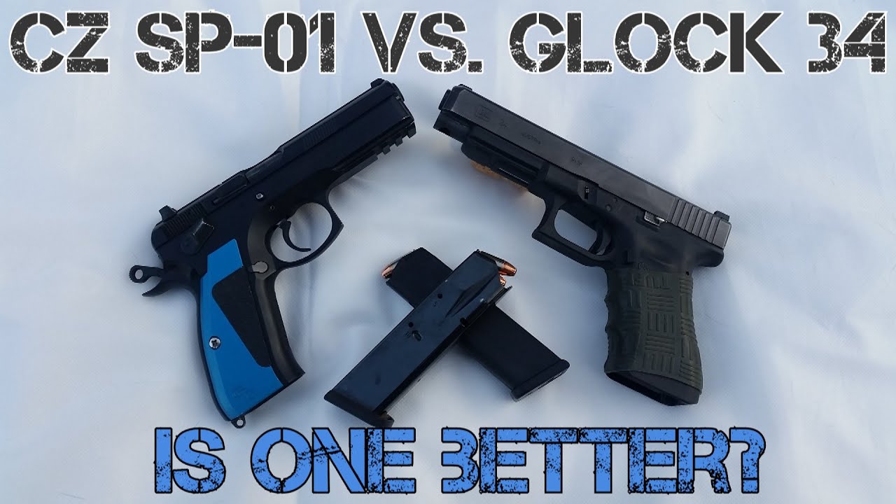 CZ 75 SP 01 vs. Glock 34 - YouTube