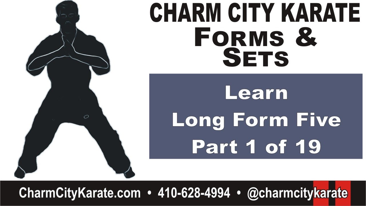 Learn Long Form 5, Part 1 - Kenpo Forms and Sets - YouTube