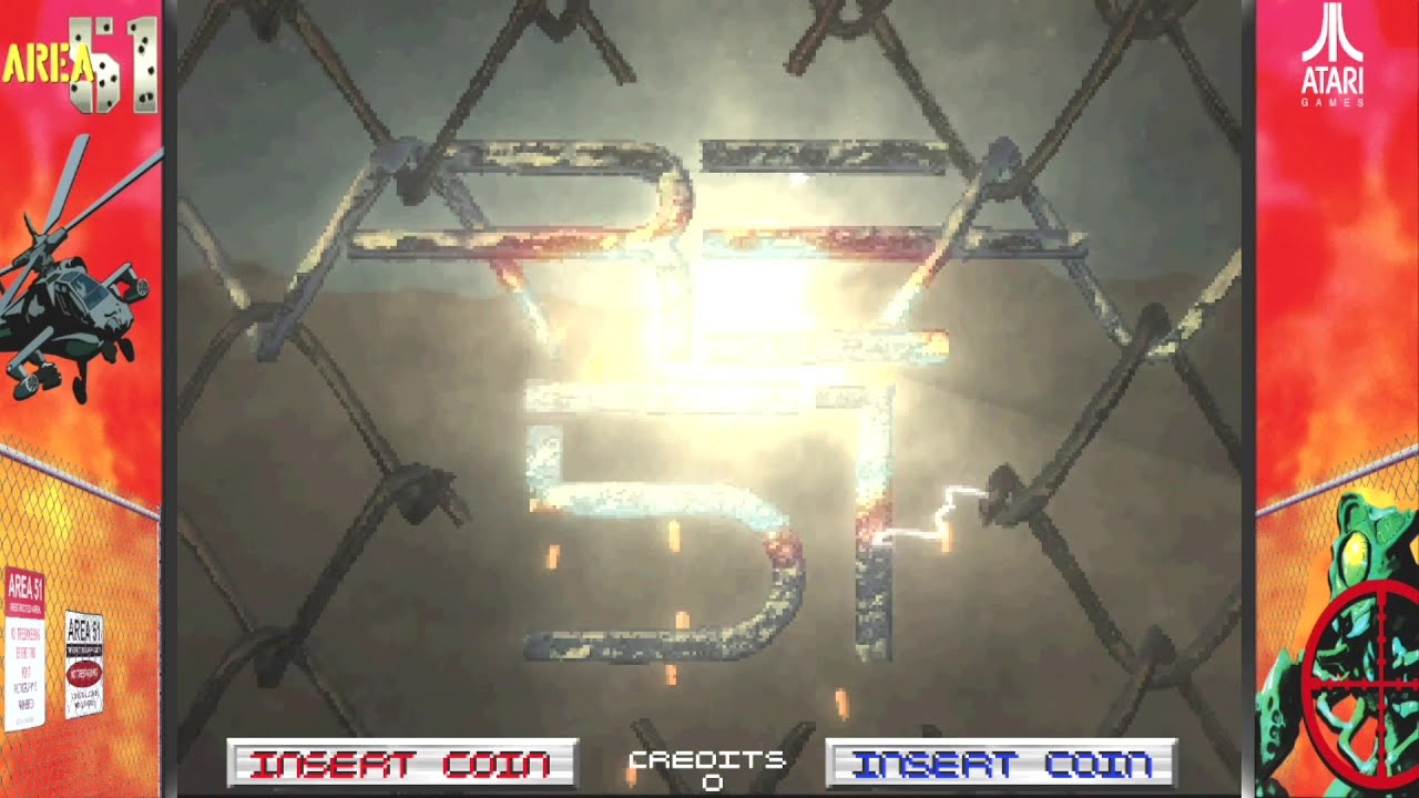 에어리어 51 Area 51 1995 Atari Mame - YouTube
