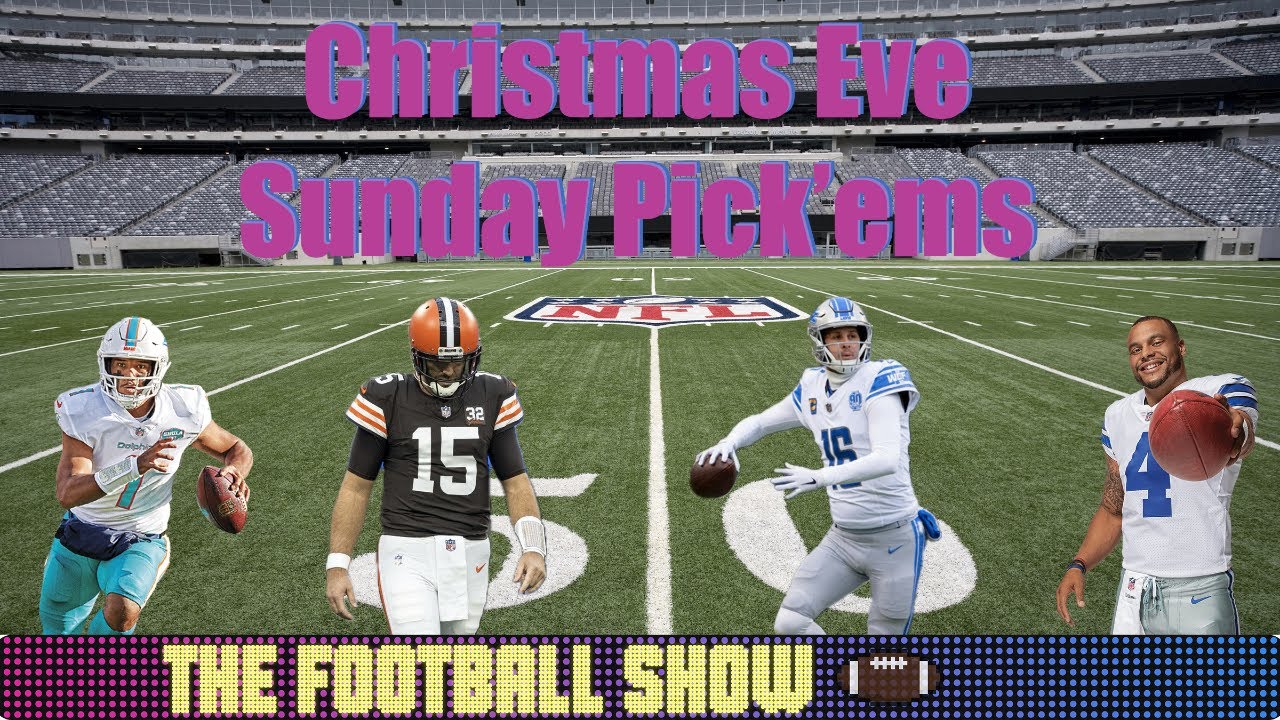 The Football Show - Week 16 NFL Picks - YouTube