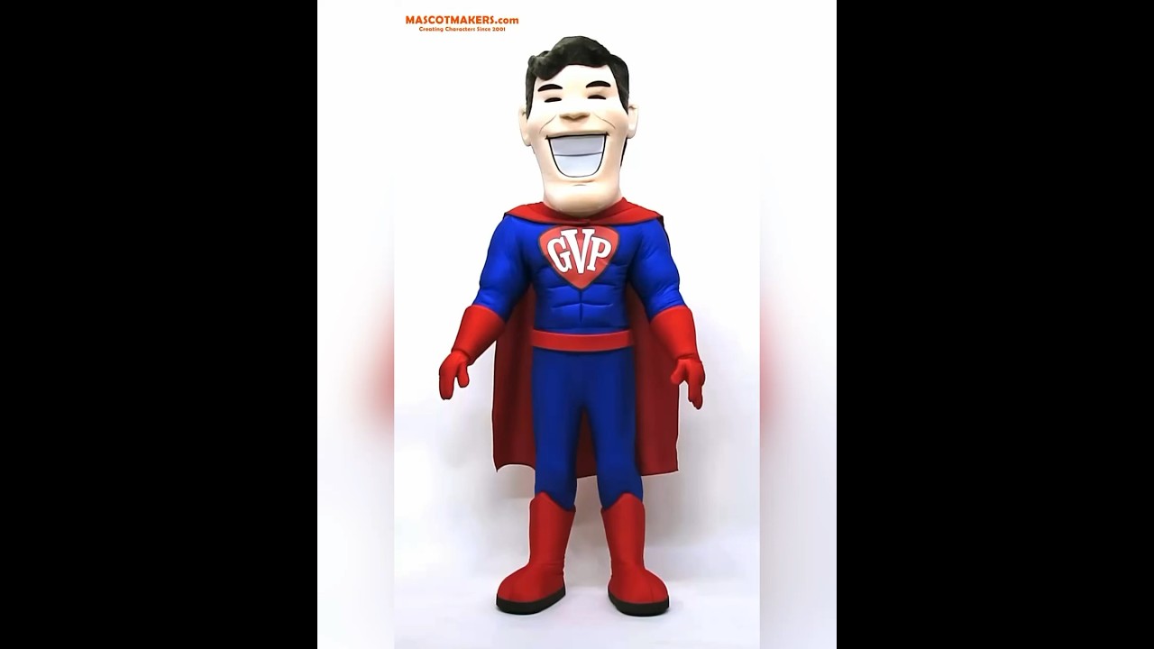 GVP Man Mascot Costume, UK | Mascot Makers - Custom mascots and characters