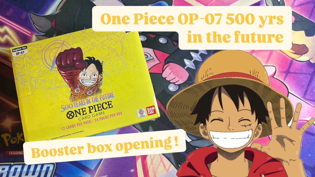 One Piece OP-07 500 Years In The Future Booster Box Opening! - YouTube