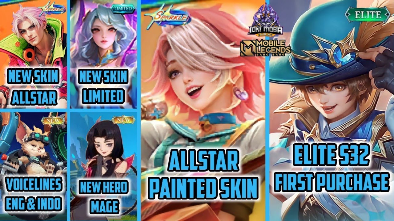 MLBB BIG UPDATE - HARLEY SKIN ELITE S32, VEXANA TWISTED FAIRYTALE ...