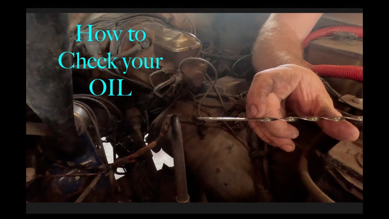 How to check OIL - YouTube