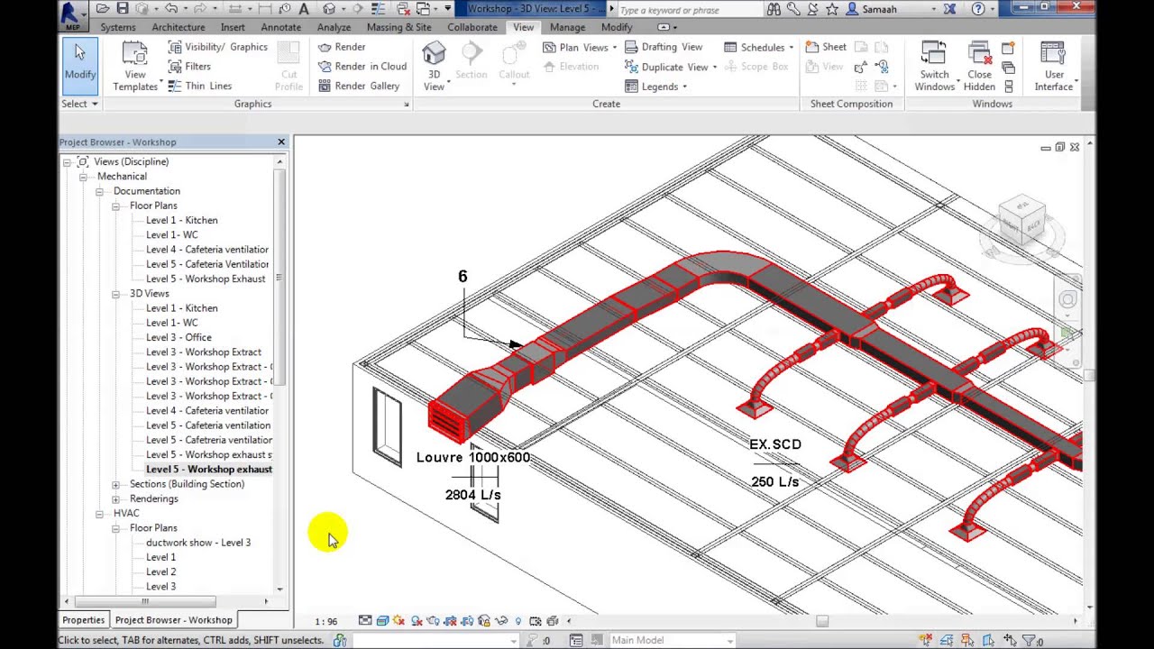 User Interface in Revit (3) (wo sound) - YouTube