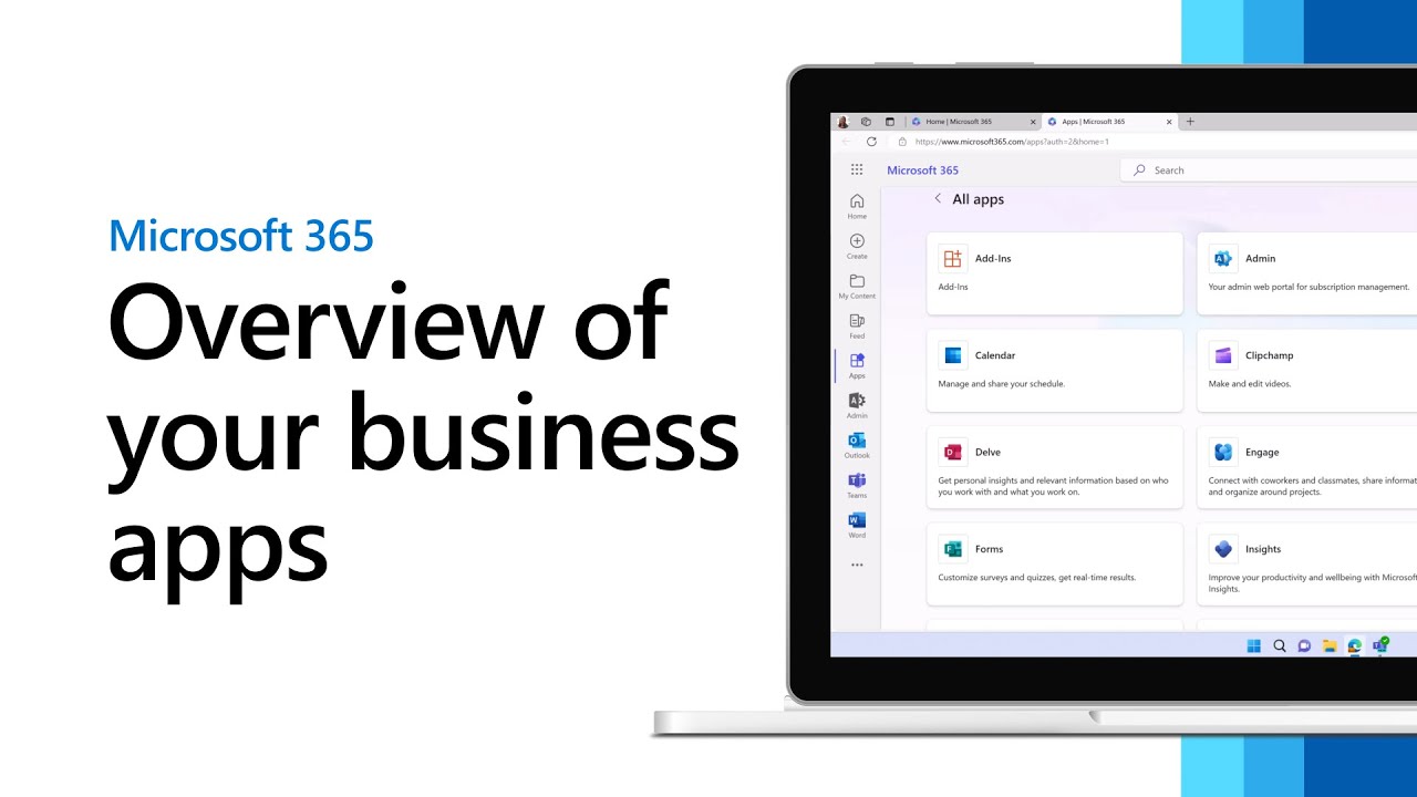 Overview of your business apps - YouTube