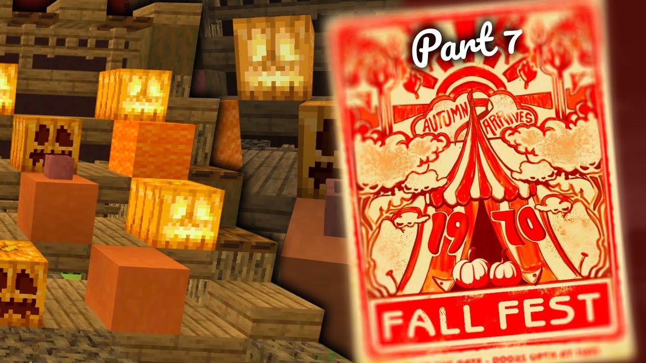 How To Build Fall Fest in Minecraft! | PART 7! :: PUMPKINS! - YouTube