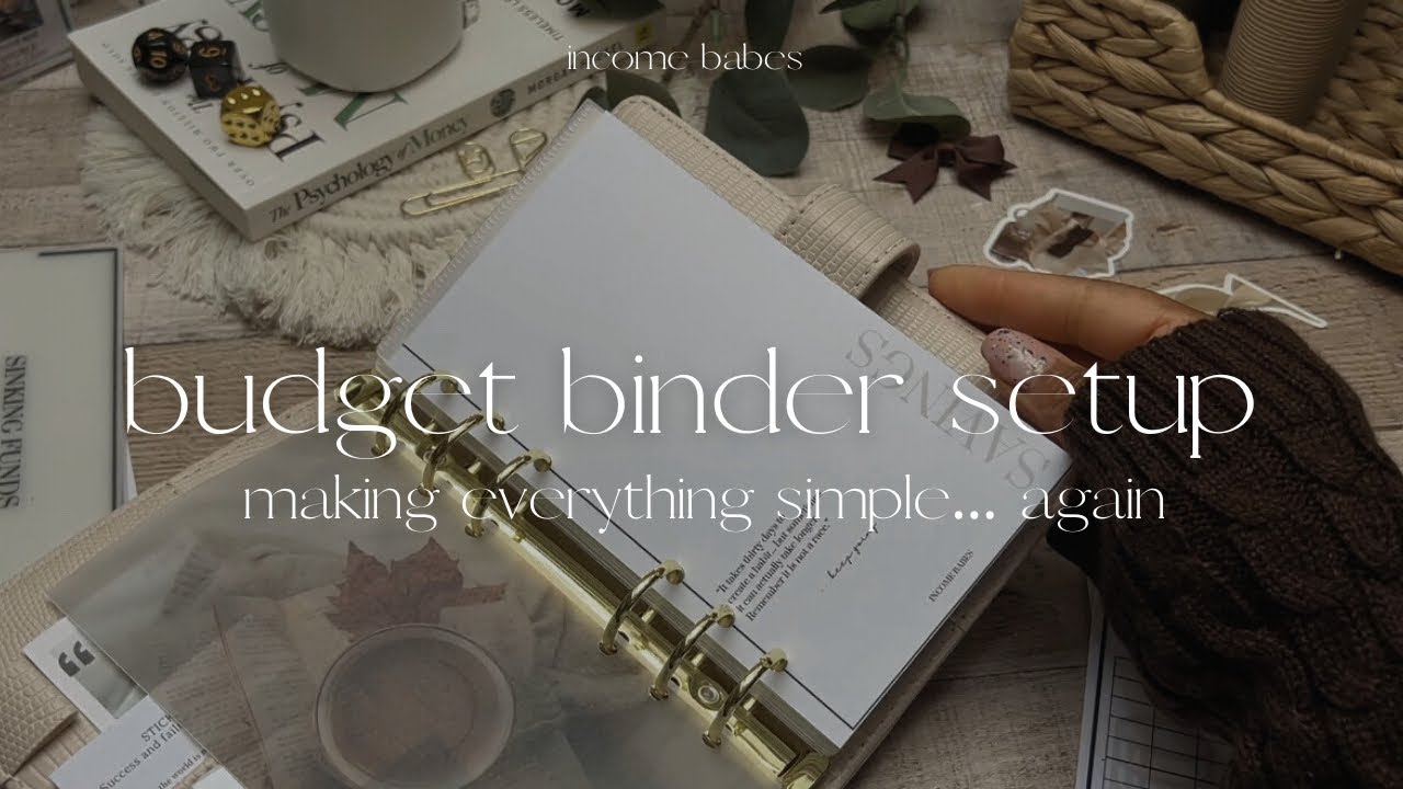 SIMPLE SEPTEMBER Budget Binder SetUp *new cash envelopes + savings ...