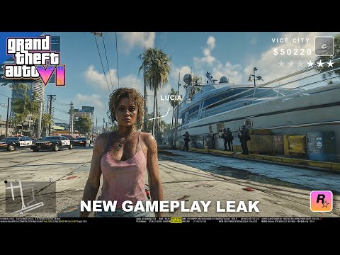 GTA 6: Lucia BAR FIGHTS goes CRAZY -  NEW LEAKED GAMEPLAY!