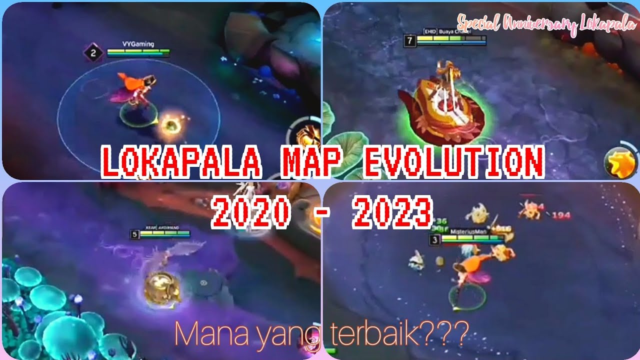 LOKAPALA MAP EVOLUTION Dari 2020 Sampai 2023!!! | LOKAPALA MOBA - YouTube