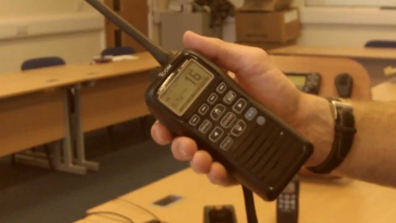 Quick Overview of a Handheld VHF DSC Marine Radio - YouTube