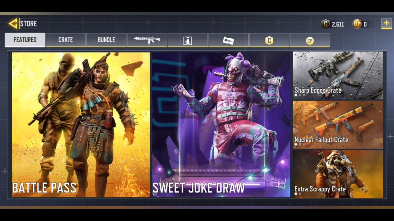 Couple New Crates And Bundles Where Added In To Call Of Duty Mobile ...