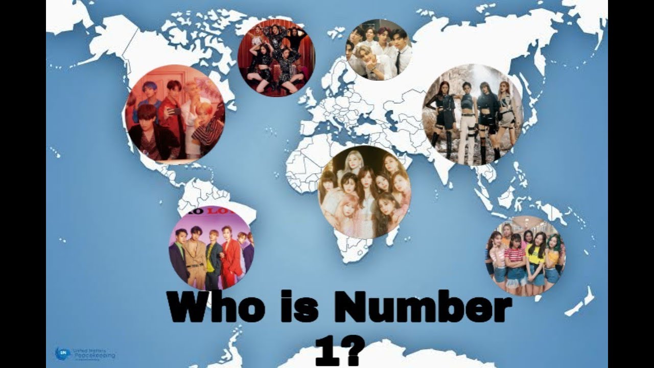 Most popular K-POP groups in different countries 2019 - YouTube