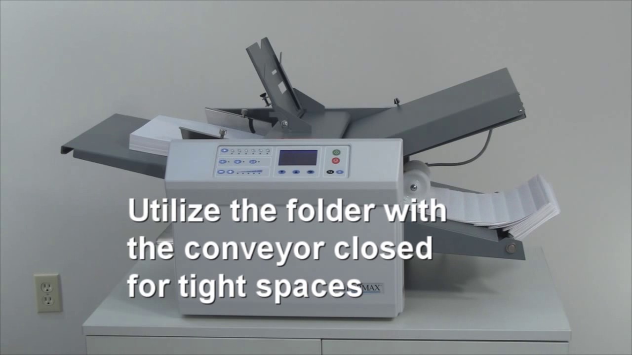 Formax FD 38X Fully Automatic Tabletop Document Folder - YouTube