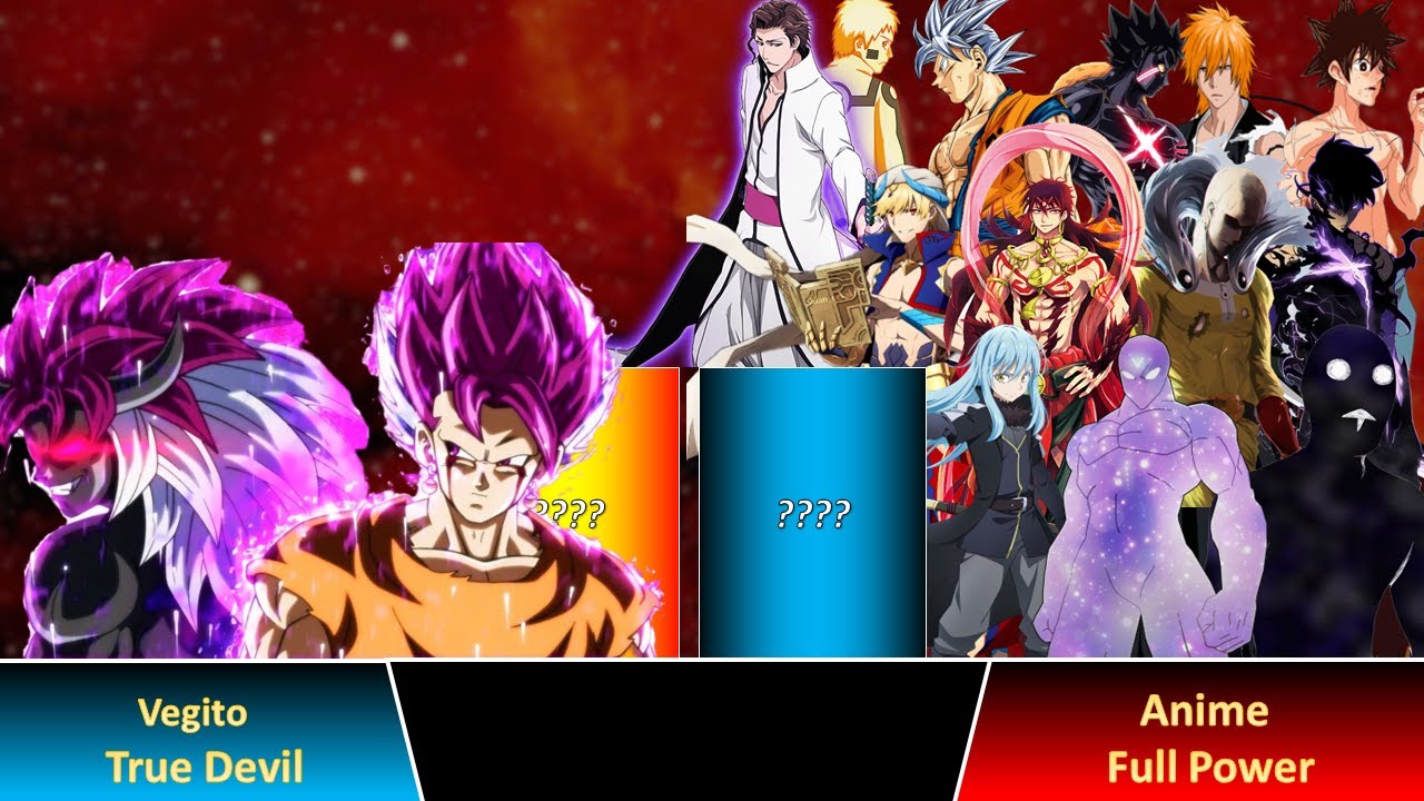 Vegito God Killer Vs Anime(Goku,Naruto,Luffy,Saitama,Ichigo,Mori jin ...