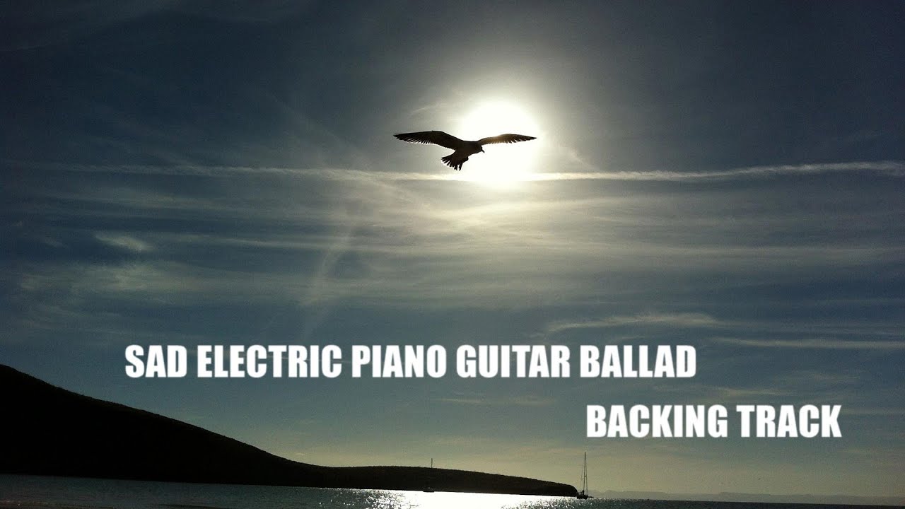 Sad Ballad Electric Piano Guitar Backing Track C Minor - YouTube