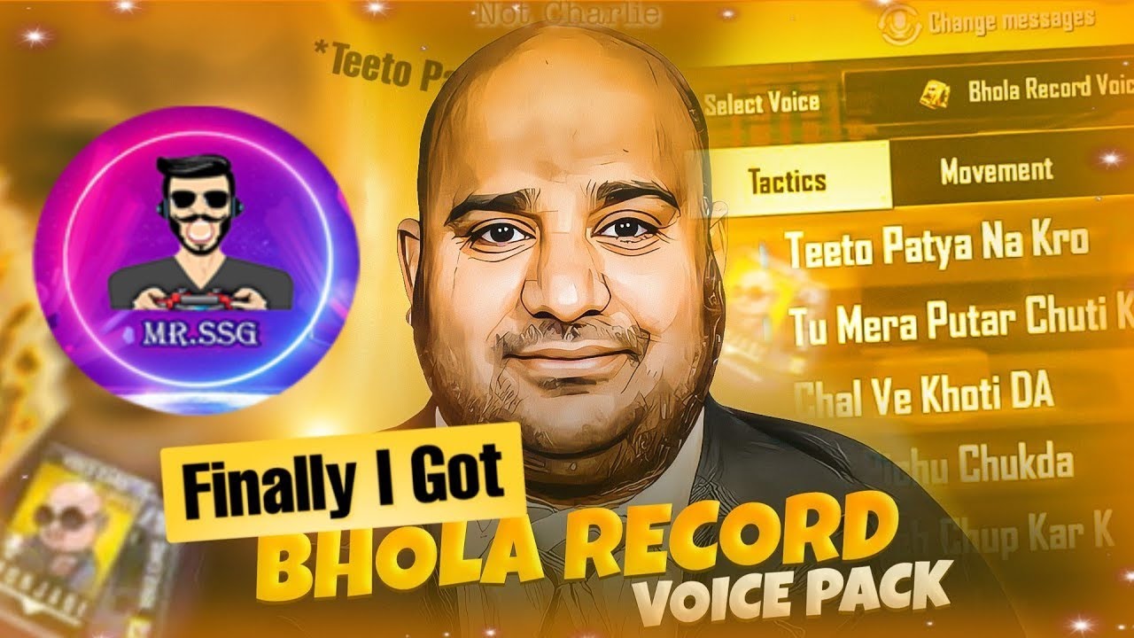 Finally I Got Free Bhola Record Voice Pack | How to Free Redeam - YouTube