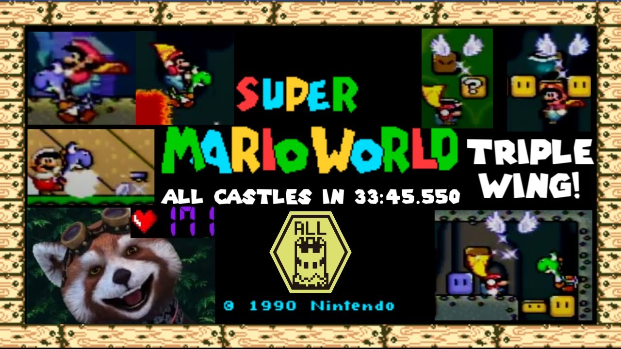 Super Mario World || All Castles || 33:45:550 - YouTube
